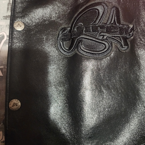 Avirex | Jackets & Coats | Limited Edition New York Avirex Black Leather Jacket 5x | Poshmark